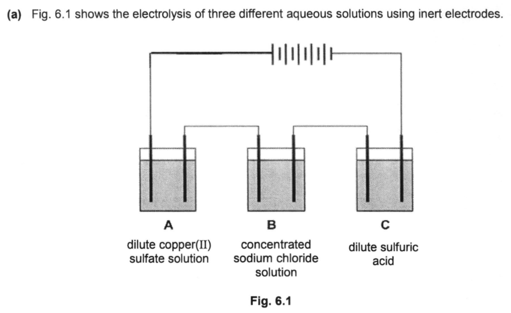 Electrolysis of 3 Aqueous Solutions - Study notes, tips, worksheets ...